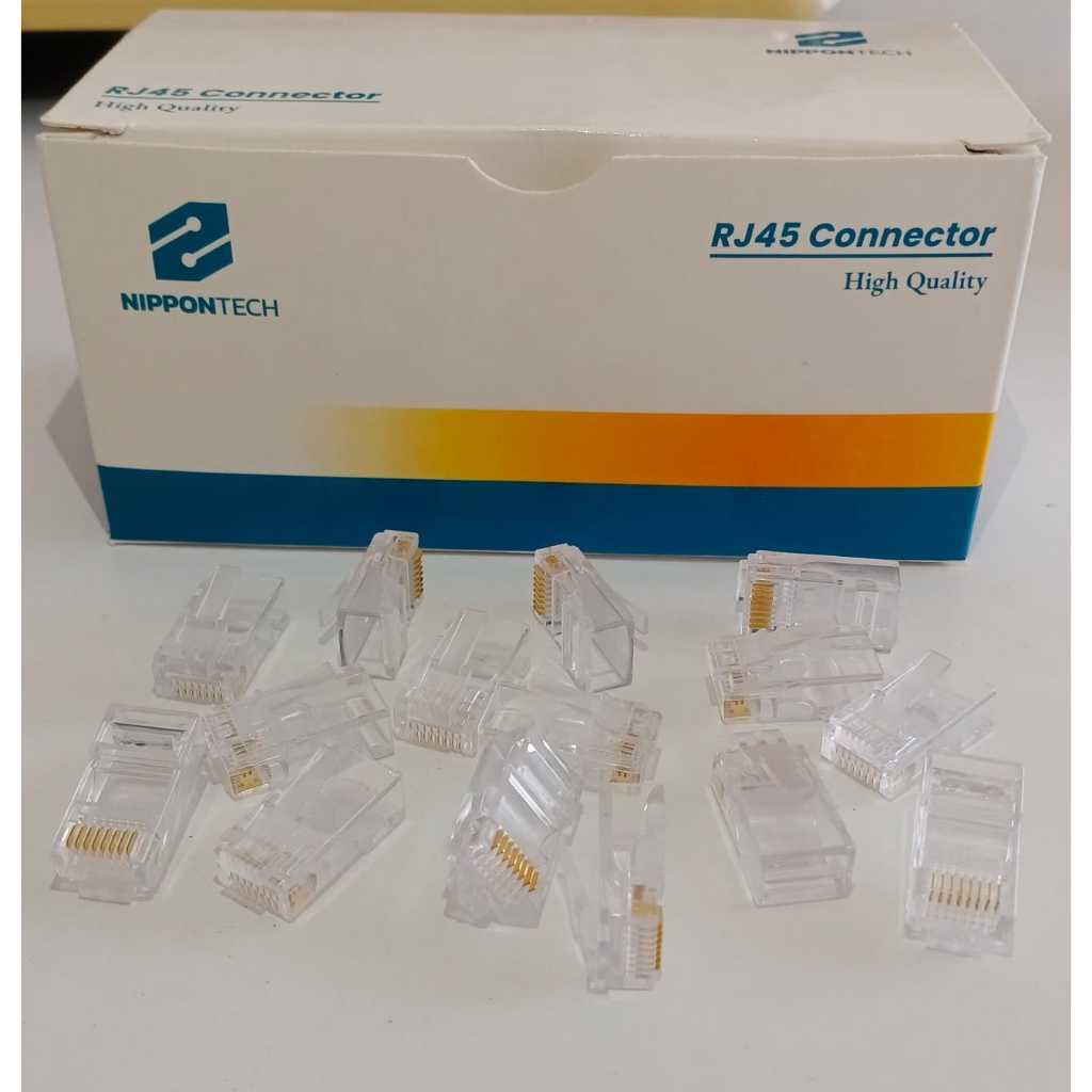 Jual Konektor rj45 nippontech isi 50 kemasan Botol | Shopee Indonesia