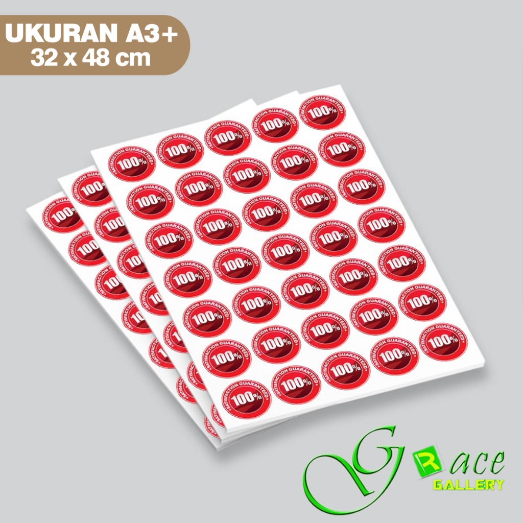 Jual Cetak Stiker Label Kemasan Lembaran A3+ | Shopee Indonesia