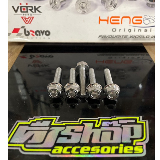 Jual Baut probolt stainless 2kunci m6 x 25 drat 10 panjang 25mm harga satuan stainless heng ...