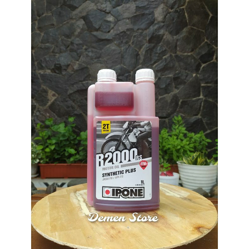 Jual Ipone R2000 RS Synthetic Plus Oli Samping Motor 2T 1L Original ...