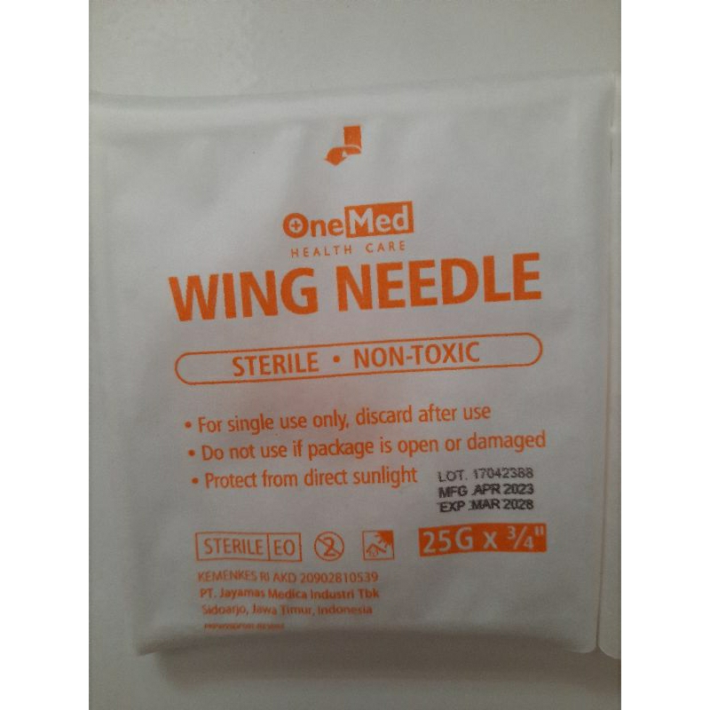 Jual Wing Needle 23g, 25g, 27g onemed (ECER) | Shopee Indonesia