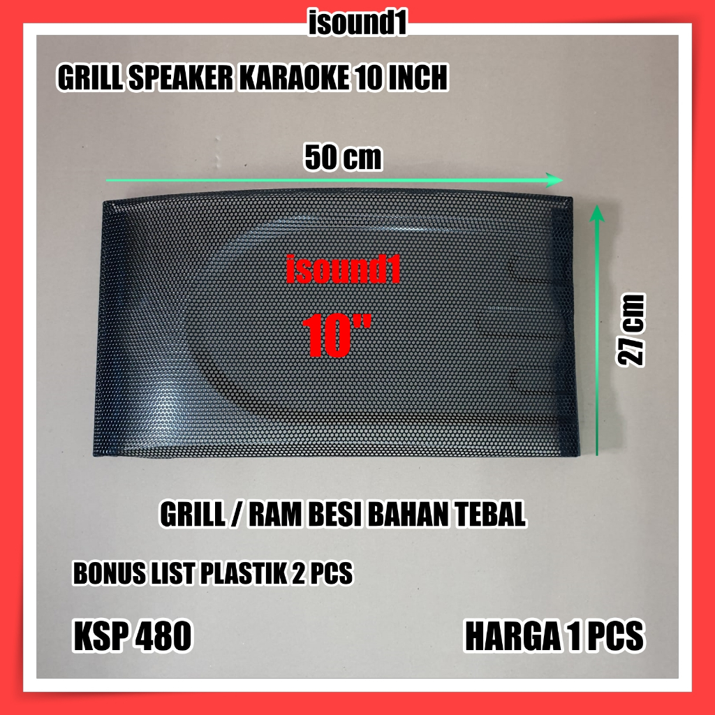 Jual GRILL RAM BOX SPEAKER KARAOKE 10 INCH RAM BESI TEBAL IMPORT ...