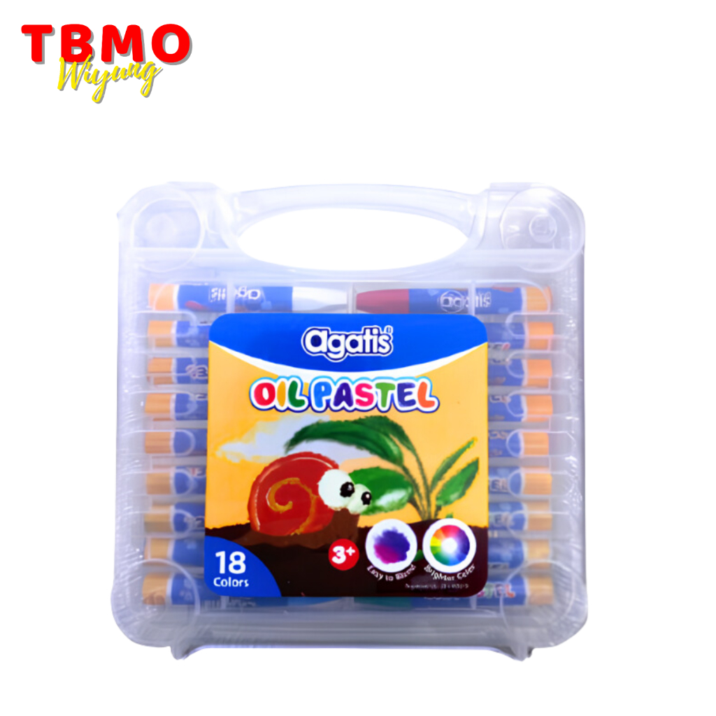 Jual Crayon Oil Pastel Agatis Eco 18 Warna Hexagonal Shape | Shopee ...