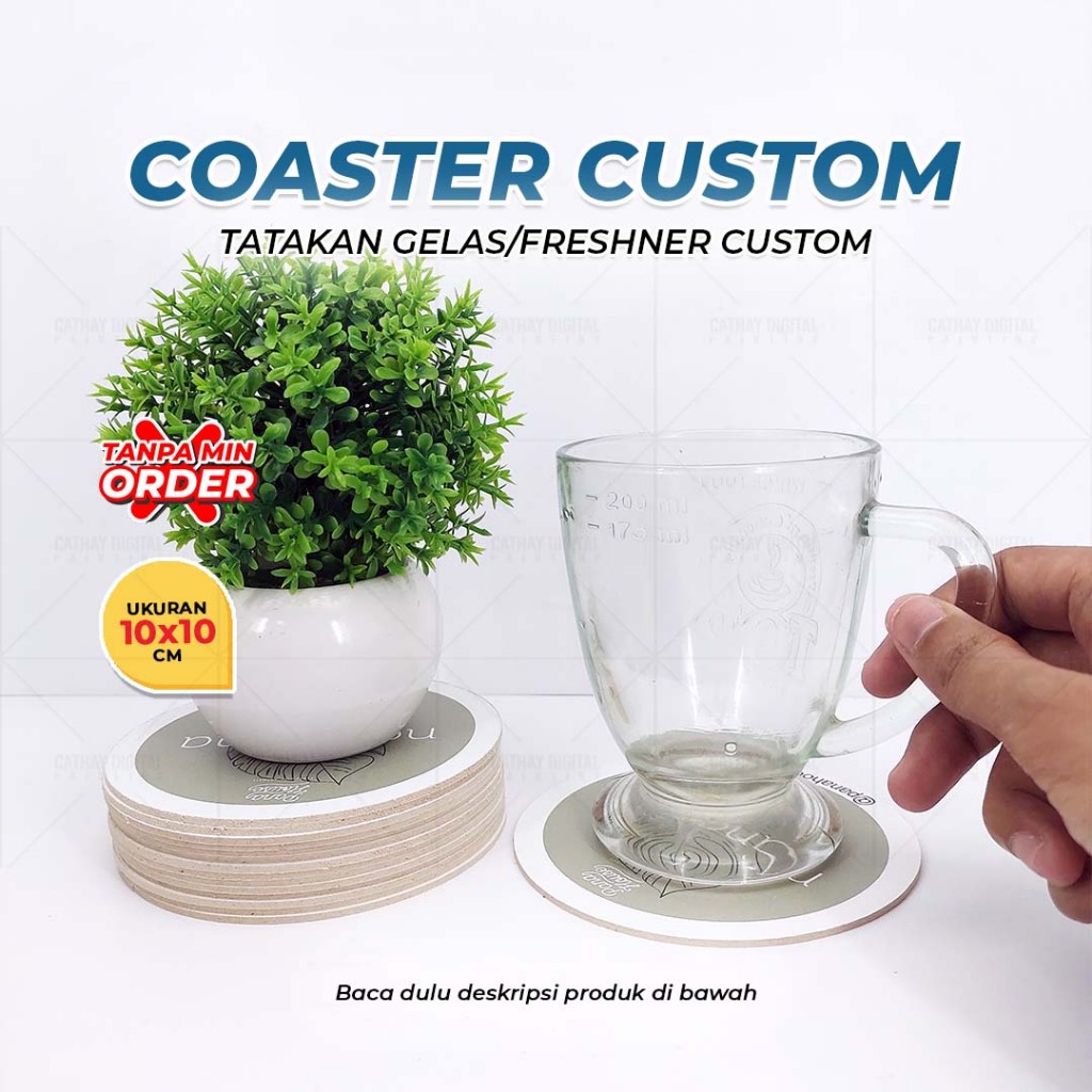Jual Beermat Coaster | Tatakan Gelas Beer Mug, Wine Glass, Coctail ...