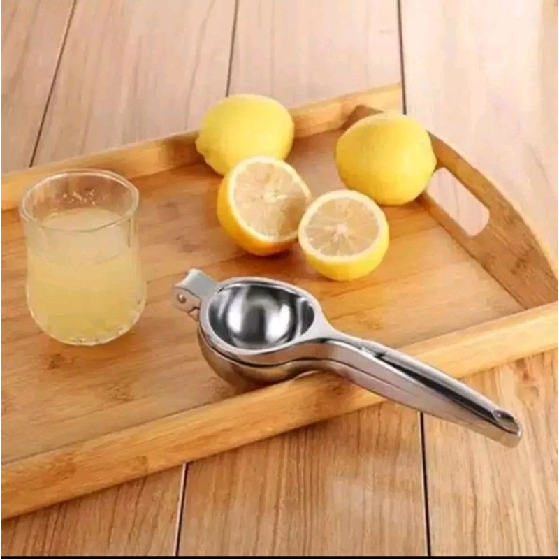 Jual alat peras perasan lemon jeruk squeser Stainless steel besi ...