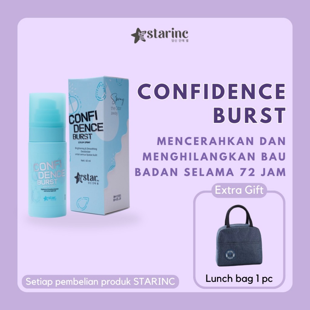 Jual STARINC Deodorant Spray Confidence Burst 60 ml | Shopee Indonesia