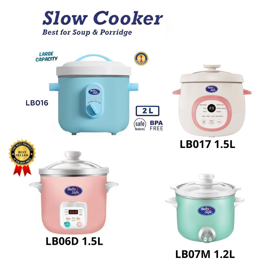 Jual Baby Safe Slow Cooker 1.5L Alat Masak Makanan Bayi |Babysafe Slow ...