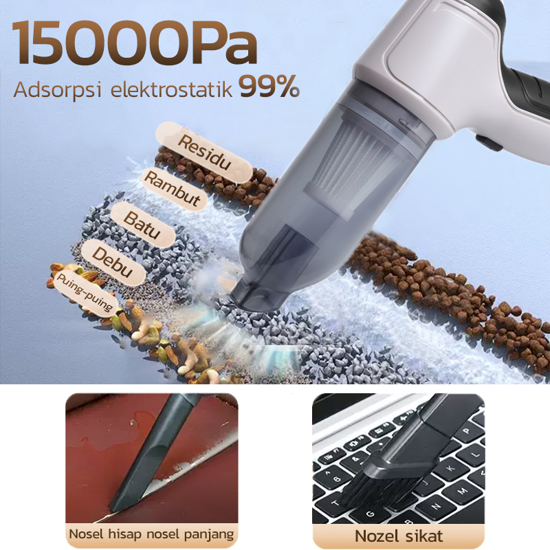 Jual 4in1 Vacum Cleaner 15000Pa Vacuum Cleaner Penyedot Debu/Inflasi ...