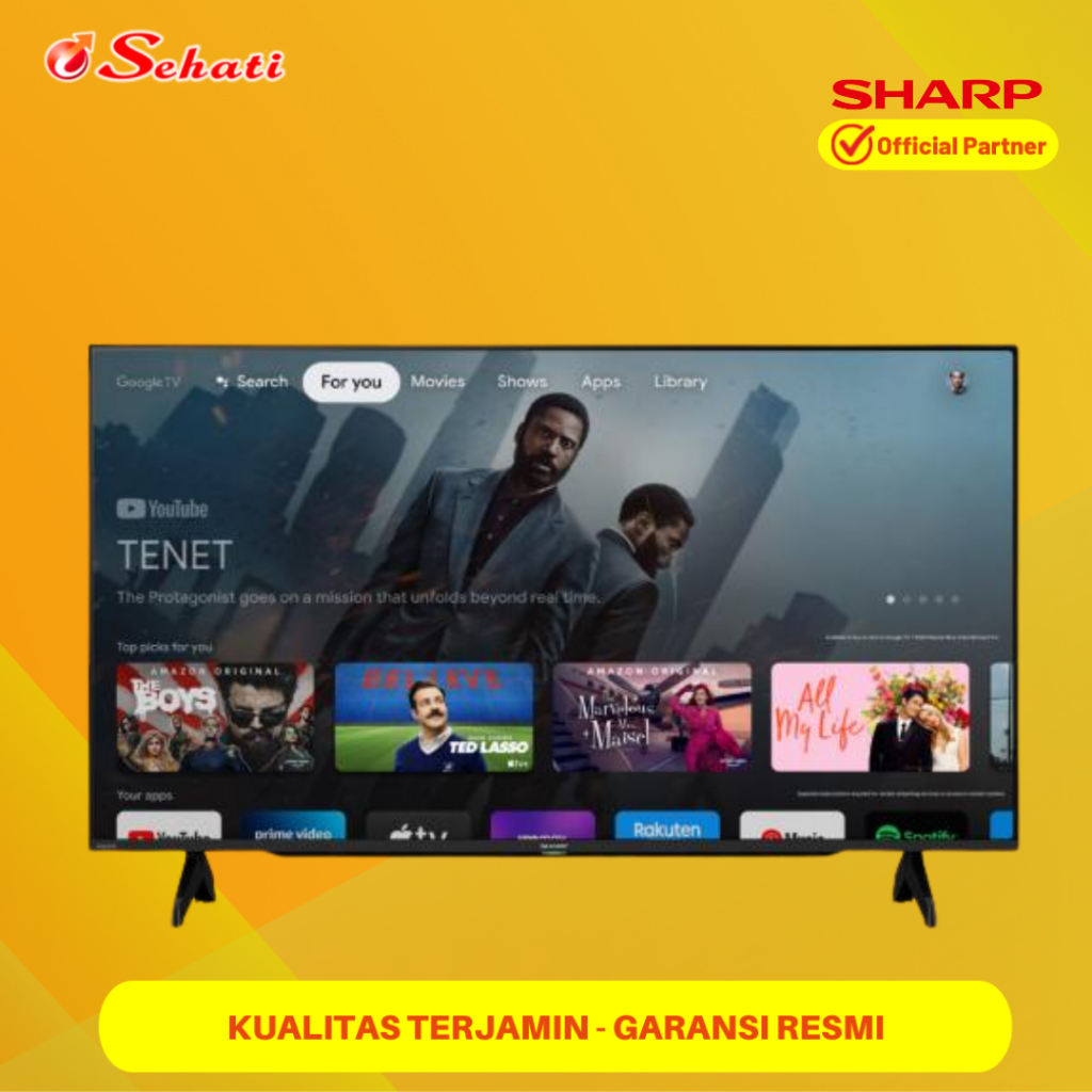 Jual SHARP Google TV 42 Inch 2T-C42FG1I LED Sharp Pengingat Adzan ...