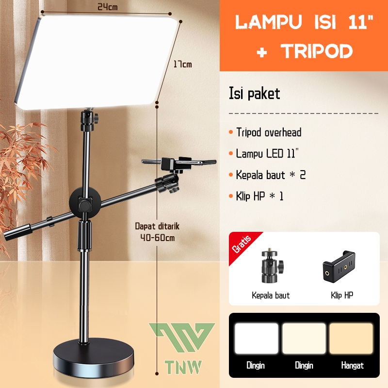 Jual TNW Overhead Phone Stand + Led Lampu Stand Holder Phone Holder ...