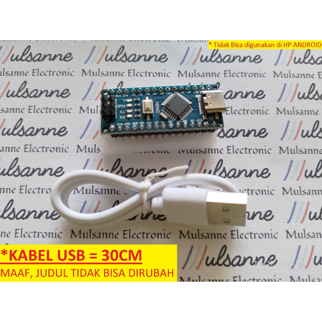 Jual Arduino Nano ATMega328P - AU USB Type C + USB Cable | Shopee Indonesia
