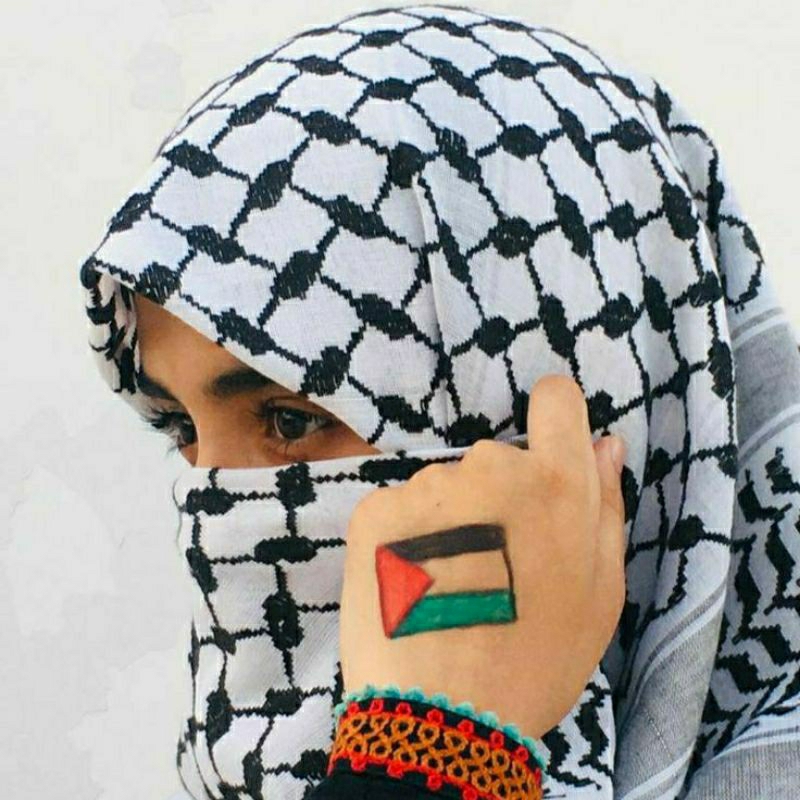 Jual Kerudung Sorban Palestina - sorban palestine hotam putih premium ...