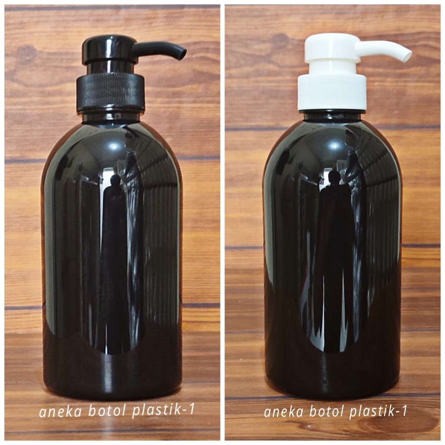 Jual Botol Pump 500ml Oval Hitam / Botol Pet Kemasan Sabun Cair 500ml Oval Pump N33 | Shopee ...