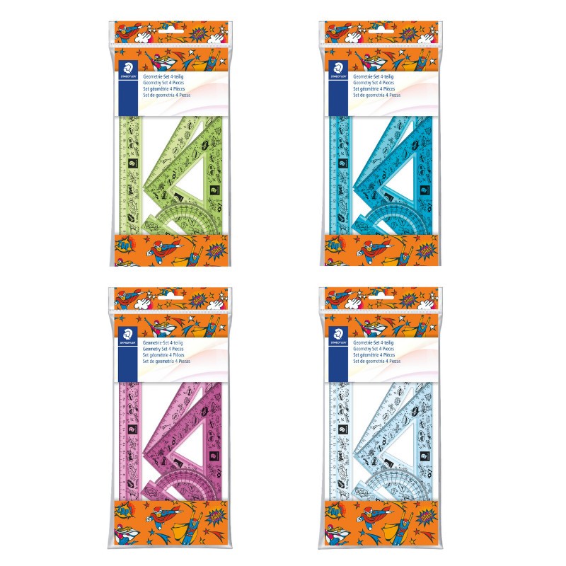 Jual Stationery Haul - Penggaris Set Geometri Comic Staedtler | Shopee ...