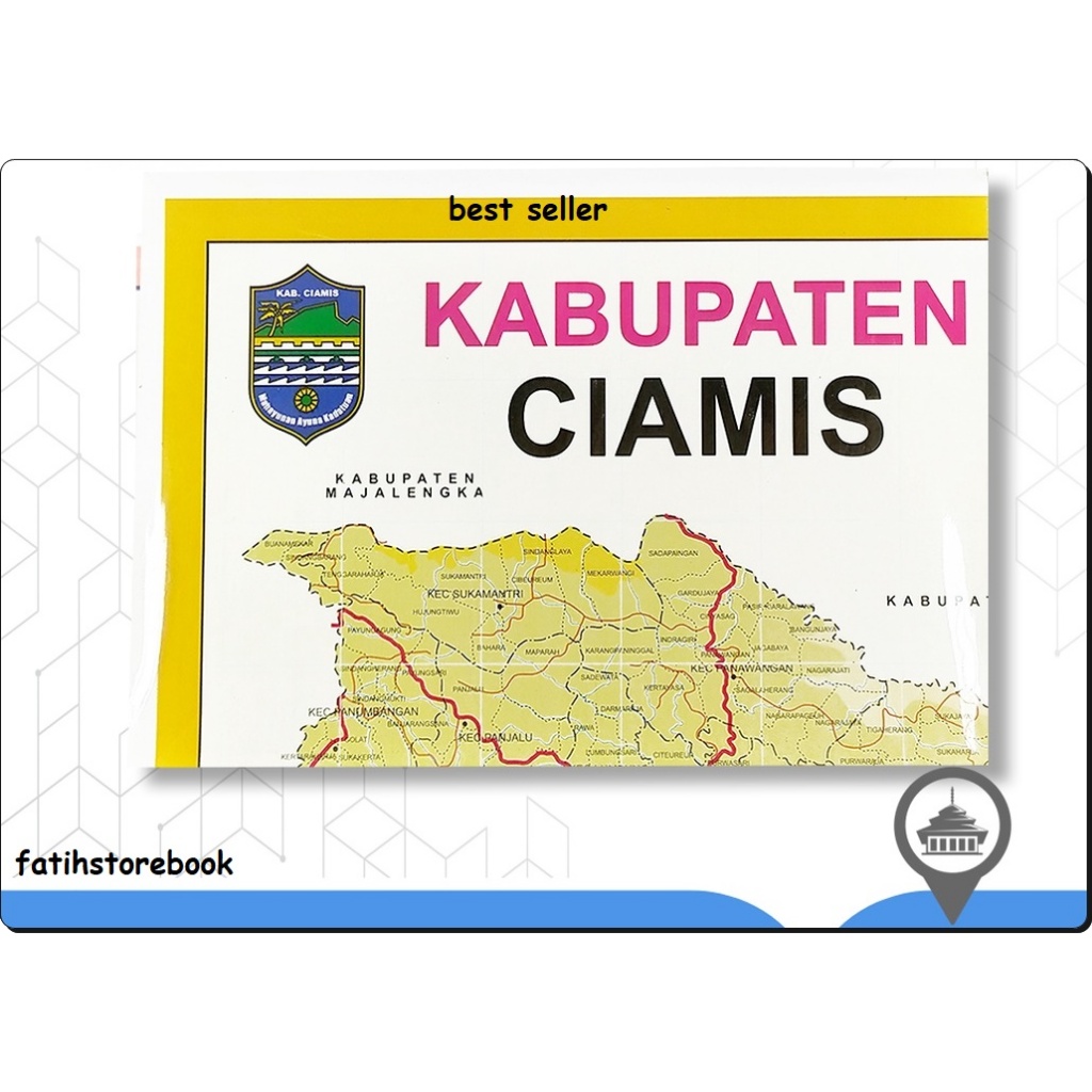 Jual PETA KABUPATEN CIAMIS LIPAT | Shopee Indonesia