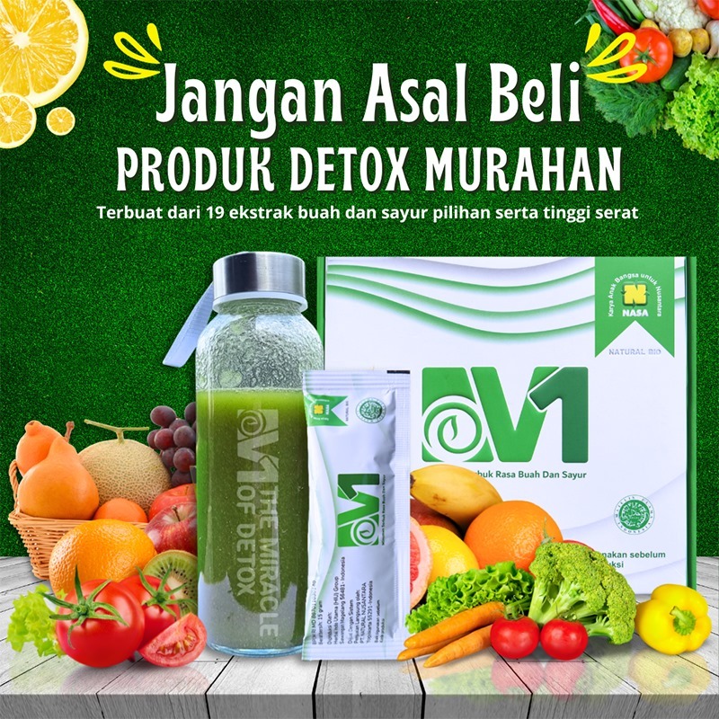 Jual Minuman Fiber Natural Bio V1 Nasa / Setara 2kg Buah Sayur ...