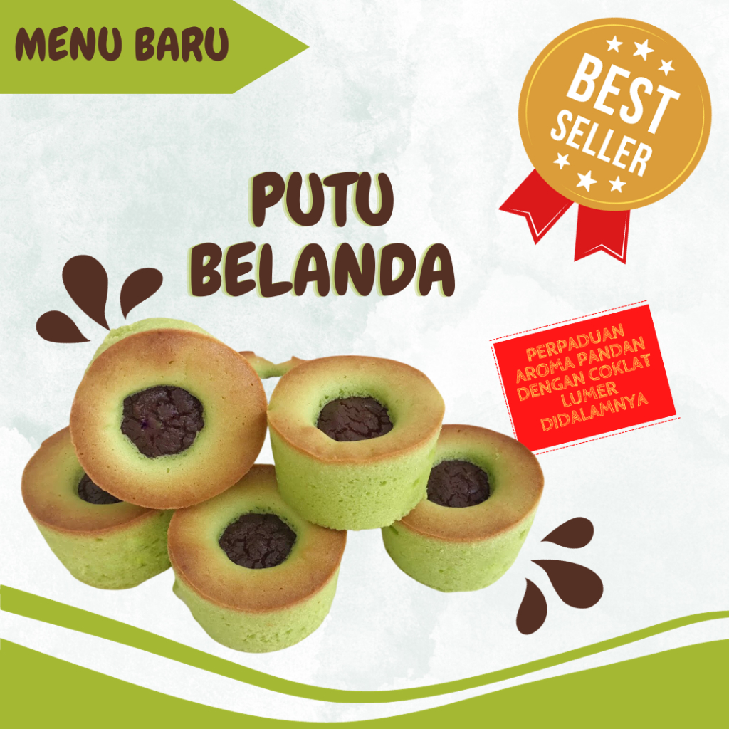 Jual KUE PUTU BELANDA PREMIUM 10 PCS ISI COKLAT FLA FRESH PODUKSI ...