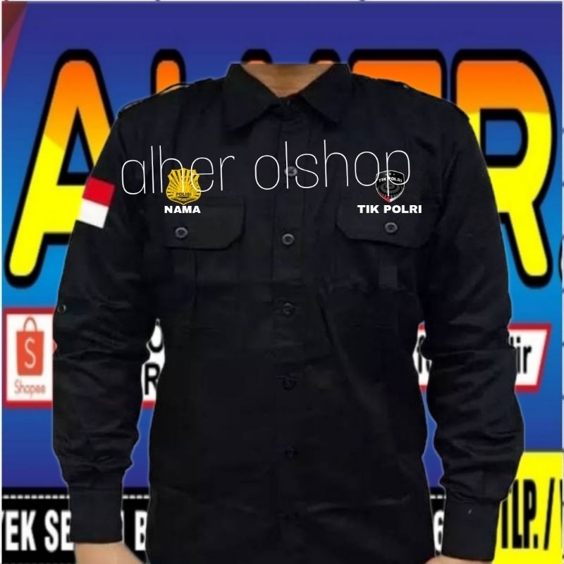 Jual kemeja tik polri baju Tik polri seragam Tik polri Pdh Tik polri ...