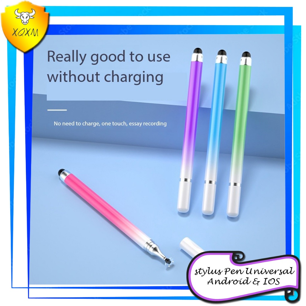 Jual xqxm Stylus Pen Microfiber Like Aluminium 2in1 Capacitive ...