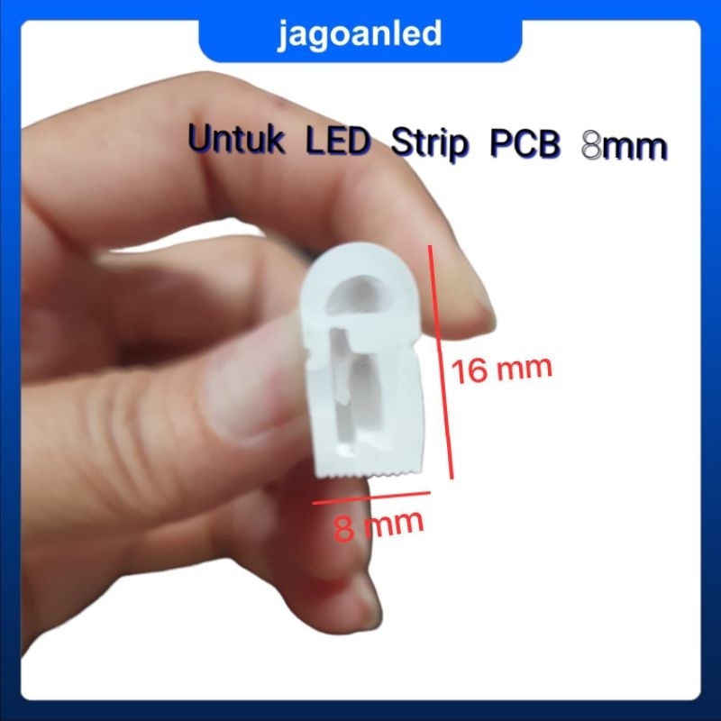 Jual Selang LED alis pcb 8mm selongsong karet silicone tube pelindung ...