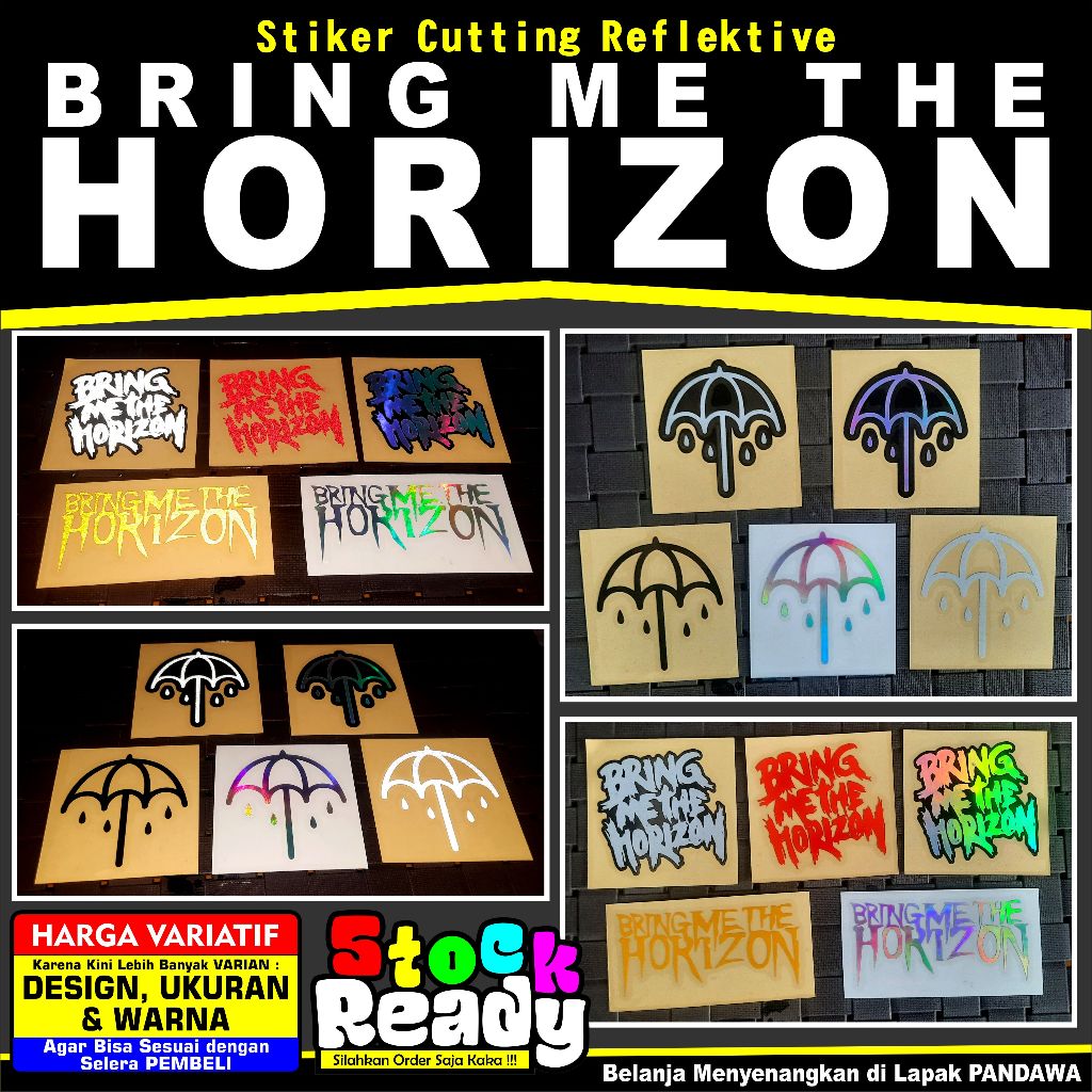 Jual Stiker Cutting Reflektive : " BRING ME THE HORIZON " BMTH | Shopee ...