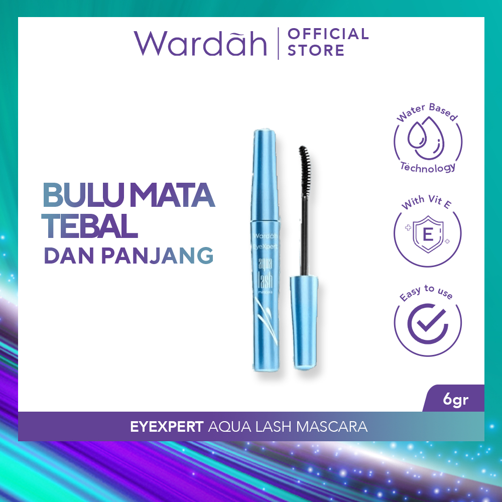 Jual Wardah EyeXpert Aqua Lash Mascara - Bulu Mata Tebal, Panjang ...