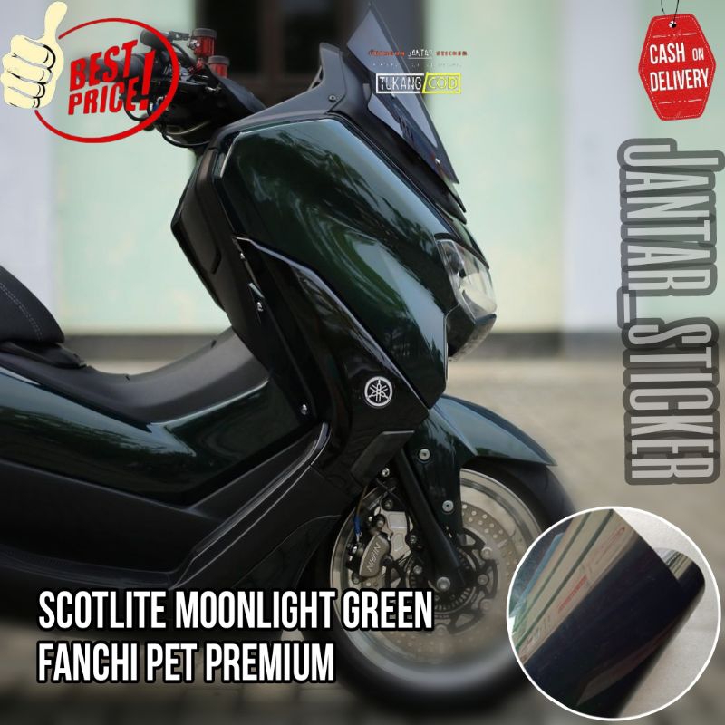 Jual Sticker Scotlite Moonlight Green Super Glossy Premium Stiker ...