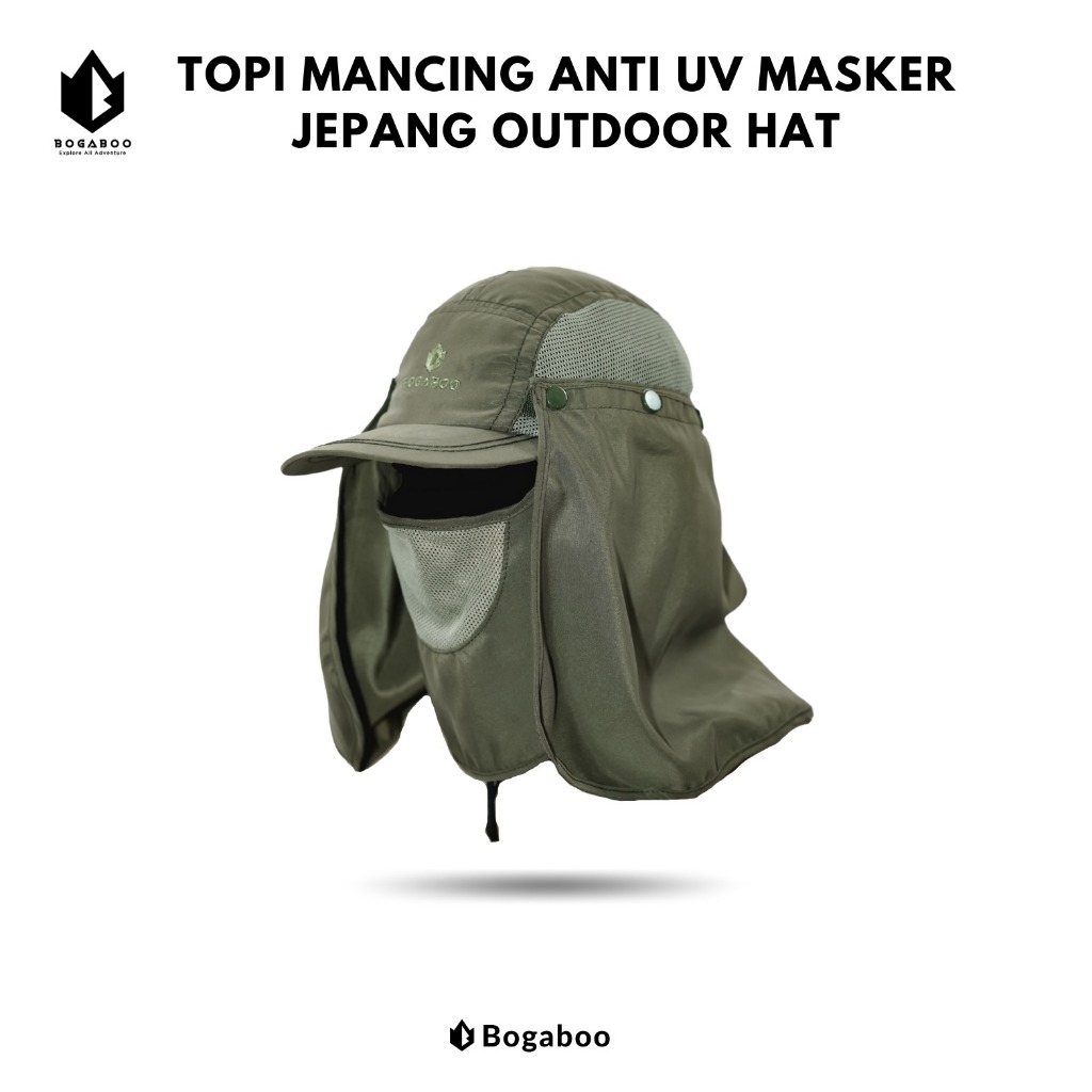 Jual Bogaboo topi mancing masker Jepang Microfibre quickdry - topi ...
