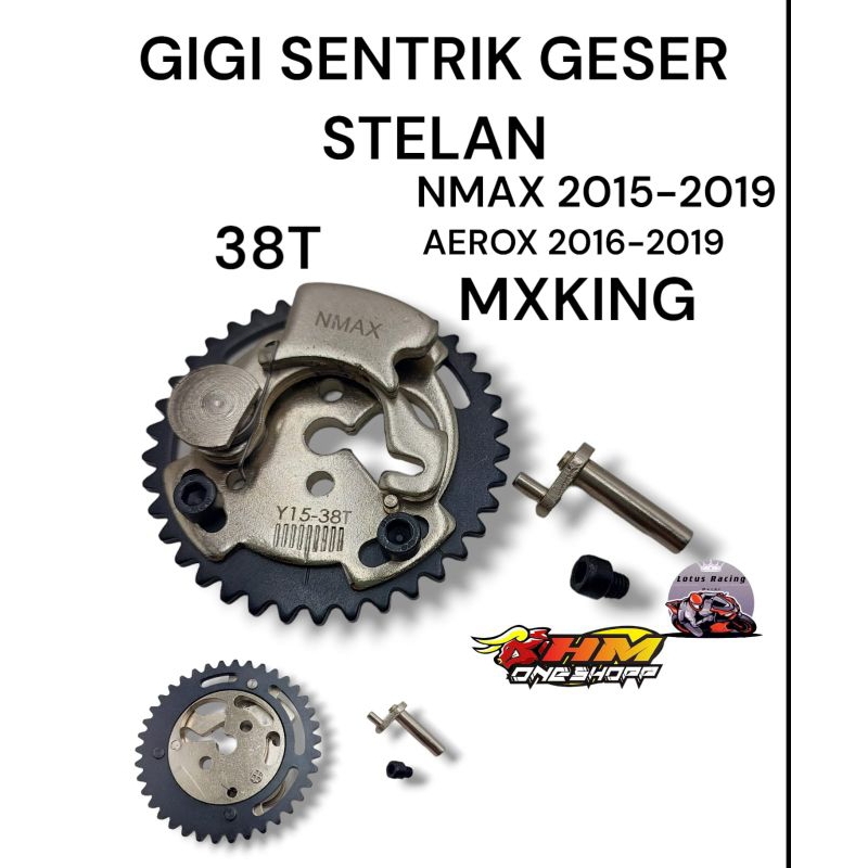 Jual gigi sentrik geser racing nmax old aerox mxking 38T timing gear ...