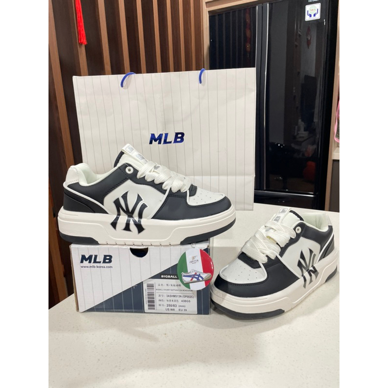 Jual Sepatu MLB Chuny Liner Basic New York Sneaker | Shopee Indonesia