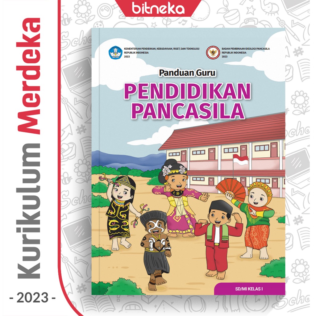 Jual Buku Panduan Guru Pendidikan Pancasila SD/MI Kelas 1 Kurikulum Merdeka - DIKBUD-BPIP ...