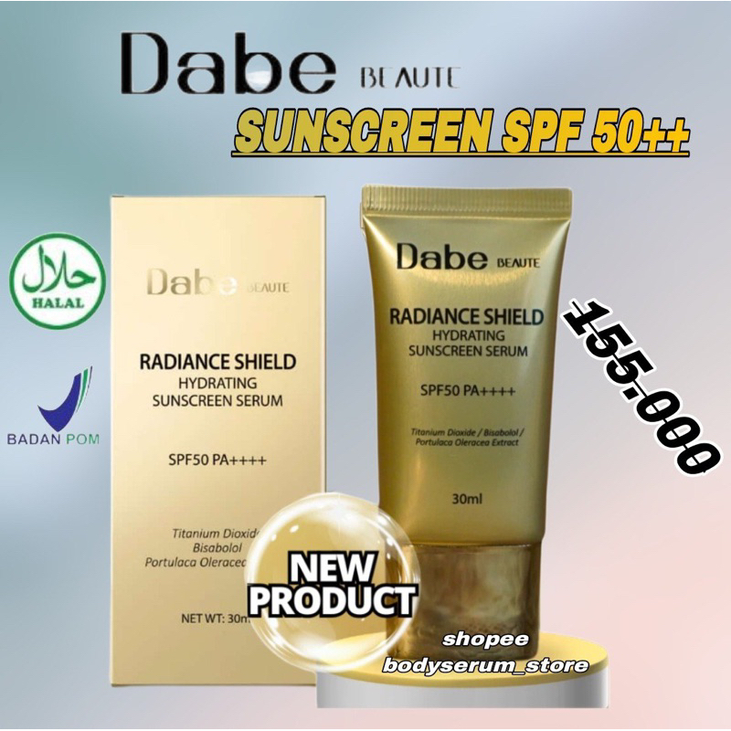 Jual {READY} SUNSCREEN DABE BEAUTE / RADIANCE SHIELD HYDRATING SERUM ...