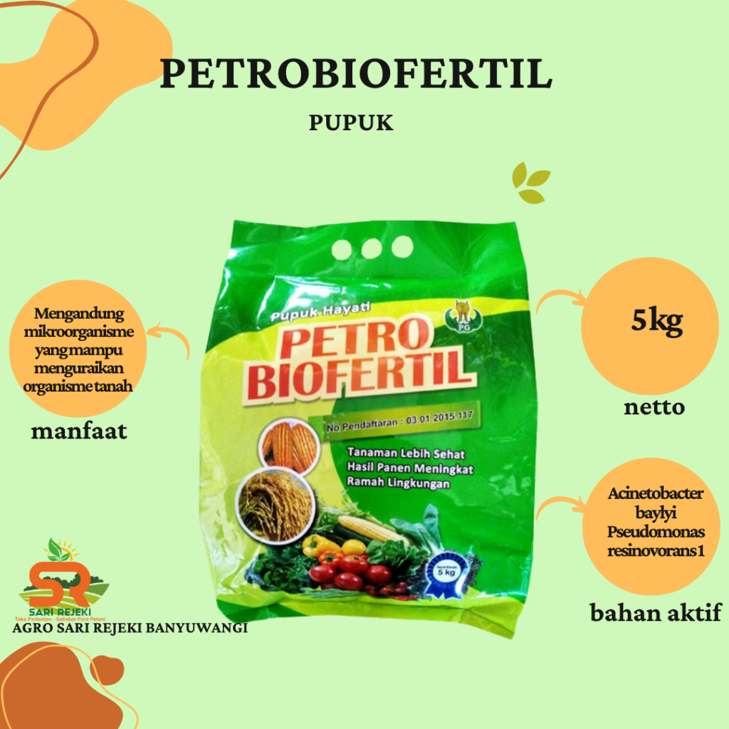 Jual PETRO BIOFERTIL PUPUK HAYATI 5KG | Shopee Indonesia