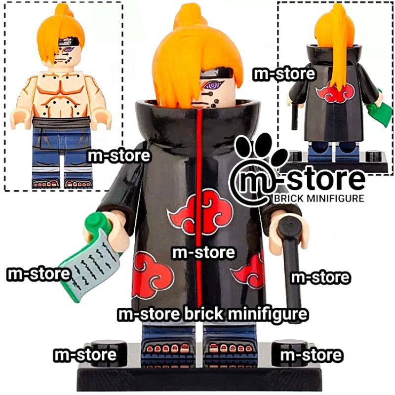 Jual brick naruto chikushodo male pain animal path mini toy figure ...