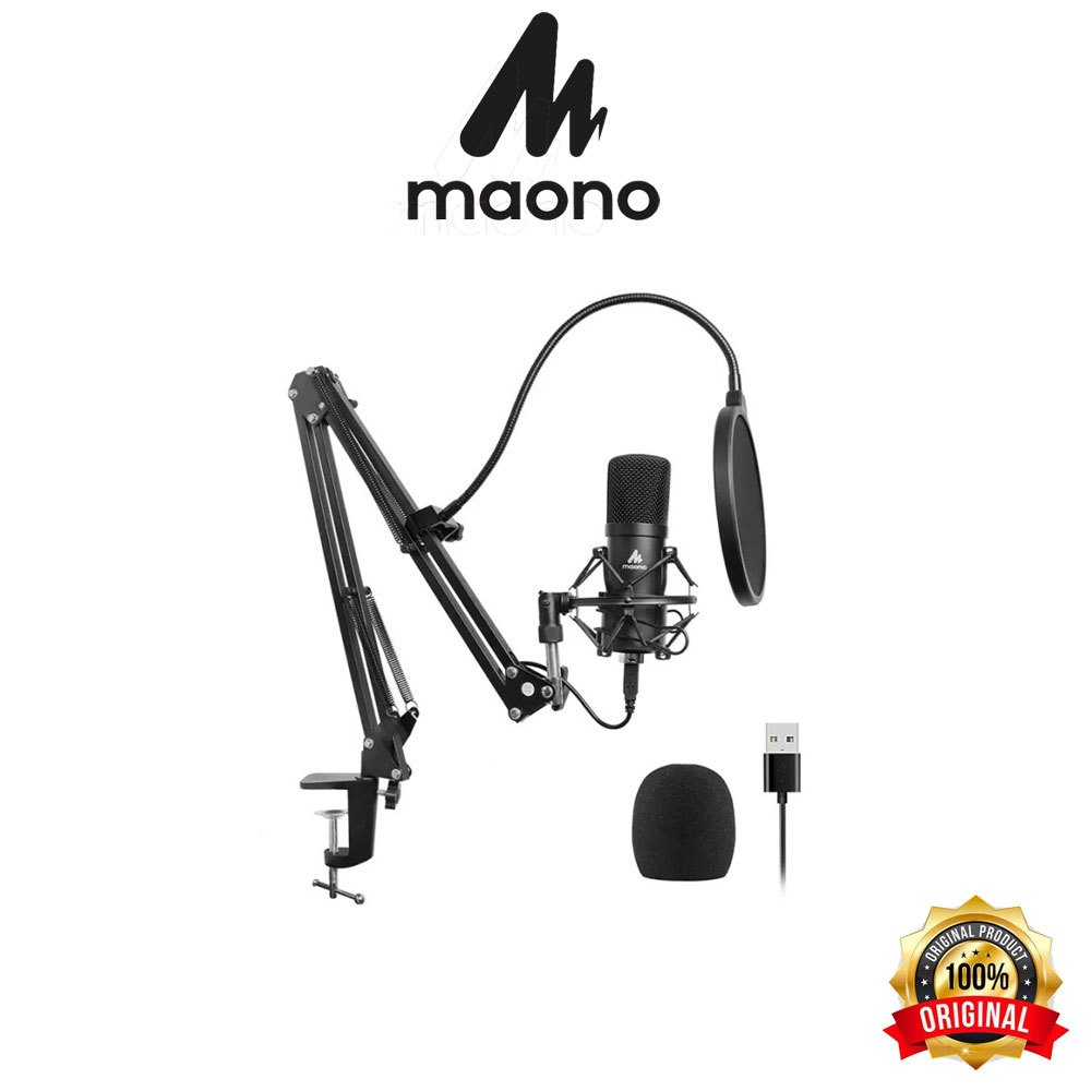 Jual MAONO AU-A04 Professional Podcaster USB Microphone | Shopee Indonesia