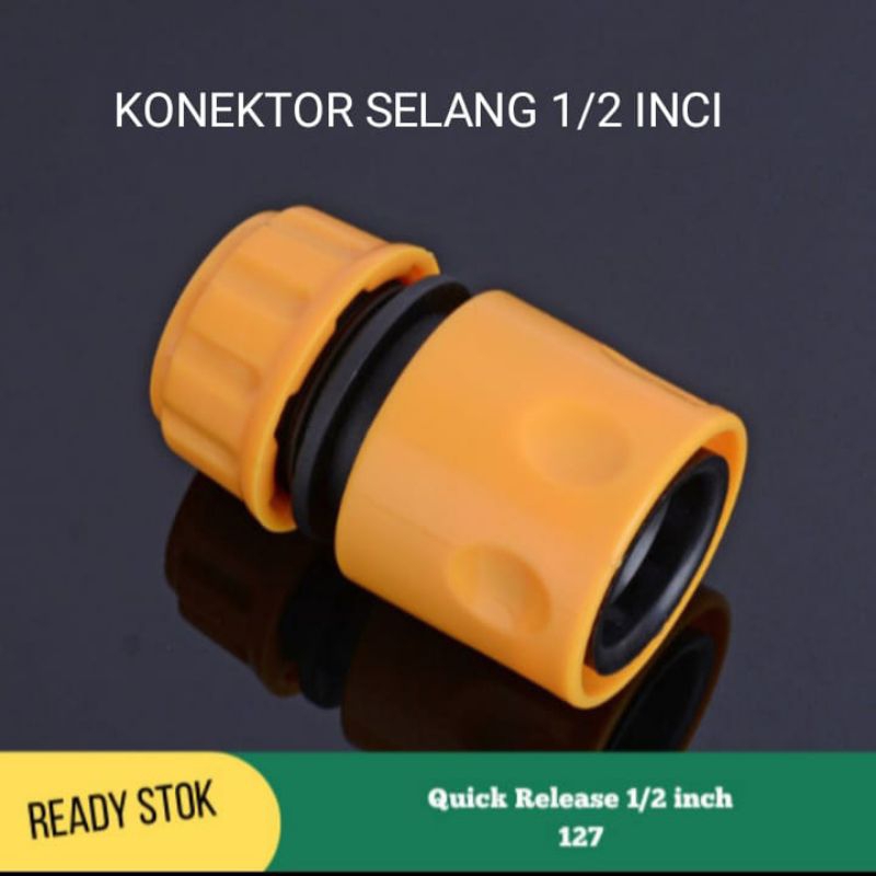 Jual Konektor selang Quick connector realeas hose 1/2 inch inci ...