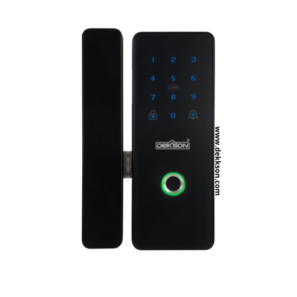 Jual DEKKSON - SMART GLASS DOOR LOCK DEKKSON G01 BLACK | Shopee Indonesia