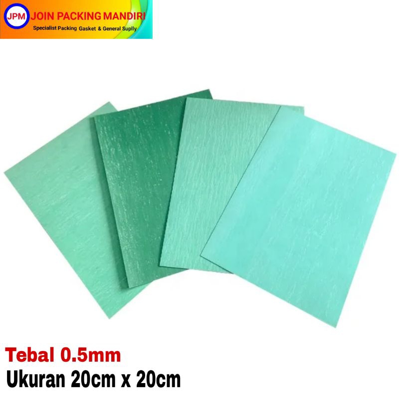 Jual Packing Api Gasket Non Asbestos Hijau 0.5mm x 20cm x 20cm | Shopee ...
