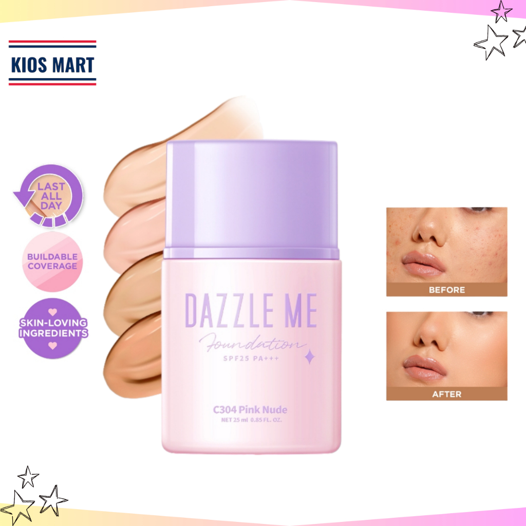 Jual Dazzle Me Day By Day Foundation | Full Coverage Oil Control Long ...