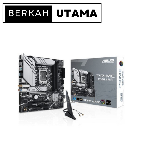 Jual ASUS PRIME B760M-A WIFI DDR5 (INTEL LGA 1700, GEN12, GEN13) | Shopee Indonesia