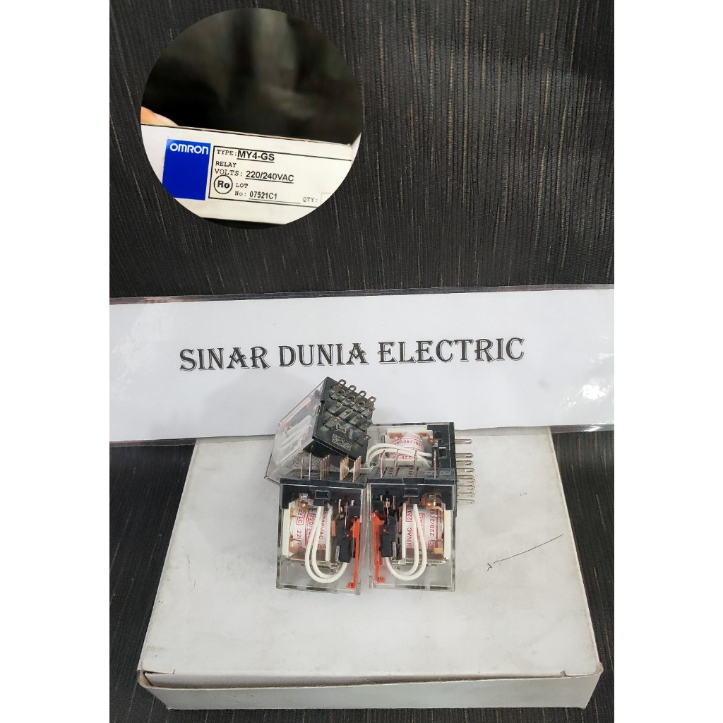 Jual OMRON MY4N-GS 220/240V RELAY | Shopee Indonesia