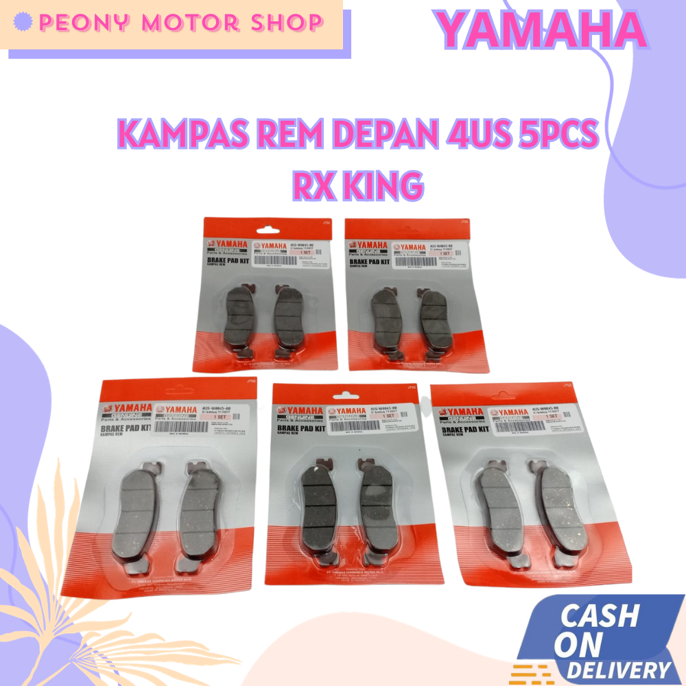 Jual Dispad Kampas Rem cakram depan FIZ R dan RX KING 4US ( ISI 5 PCS ...