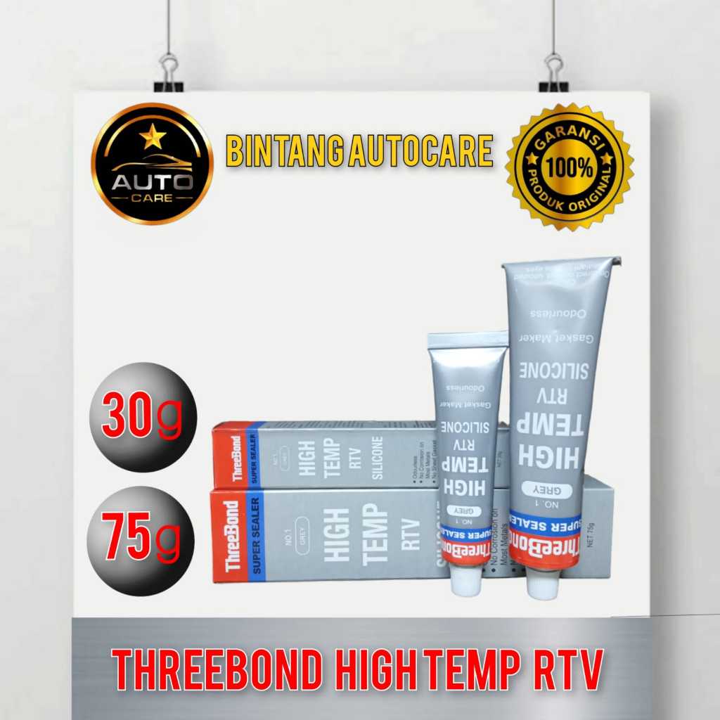 Jual Lem Threebond RTV High Temp 30 Gram 75 Gram Lem Gasket Yang Tahan ...