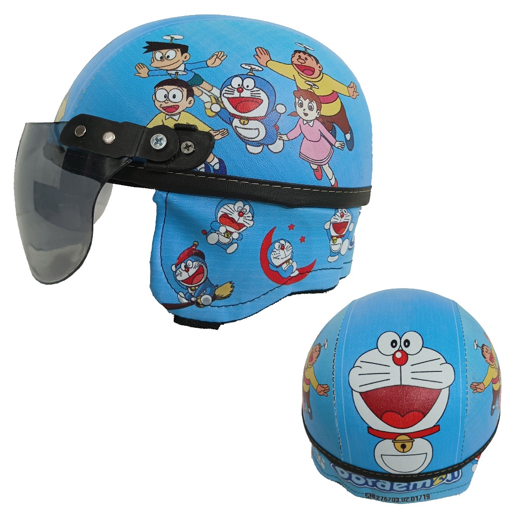 Jual Helm Anak Unyu-unyu Model Retro Karakter Bus [1 - 4 Tahun ...