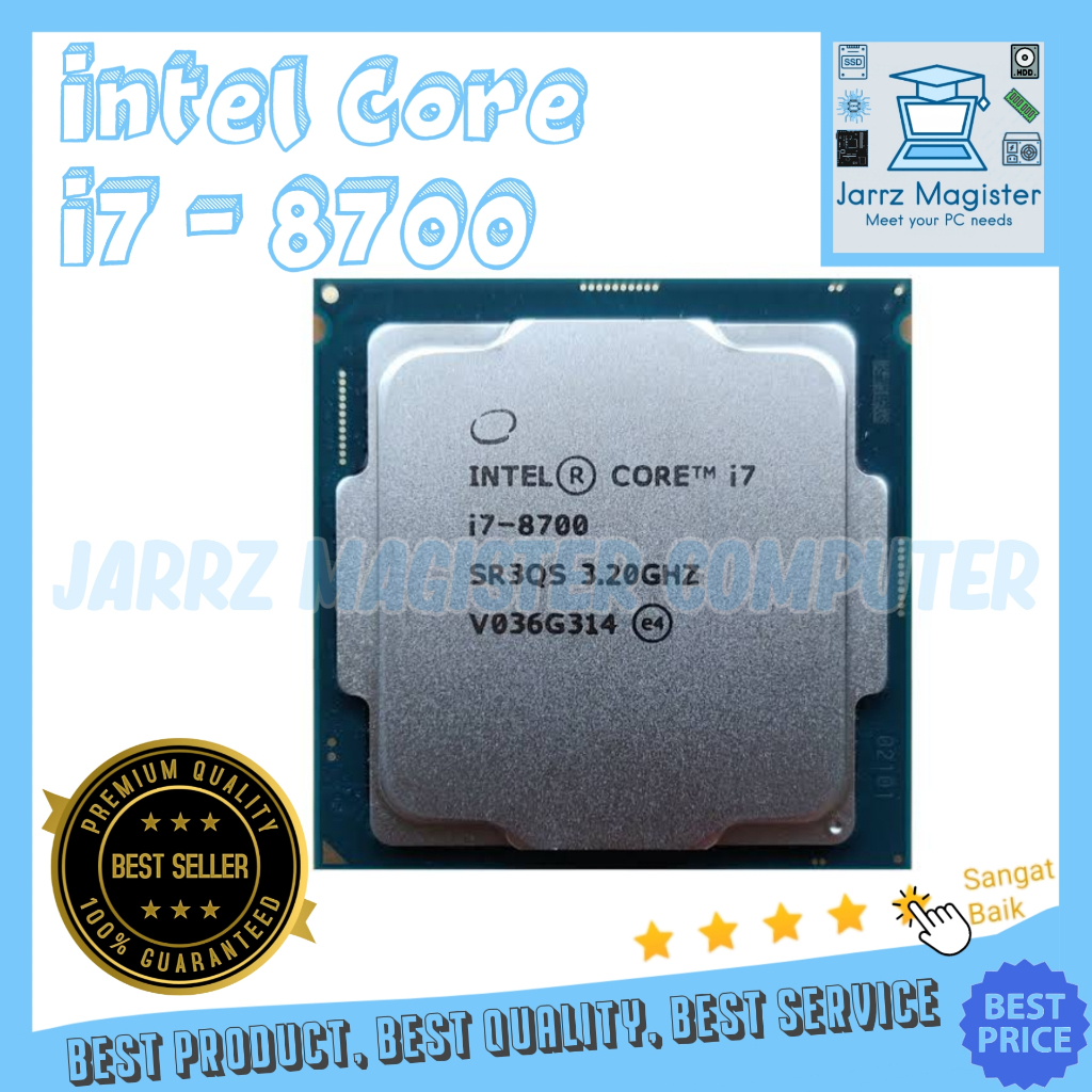 Jual Processor Intel core i7 8700 soket 1151 | Processor i7 Gen 8 LGA ...