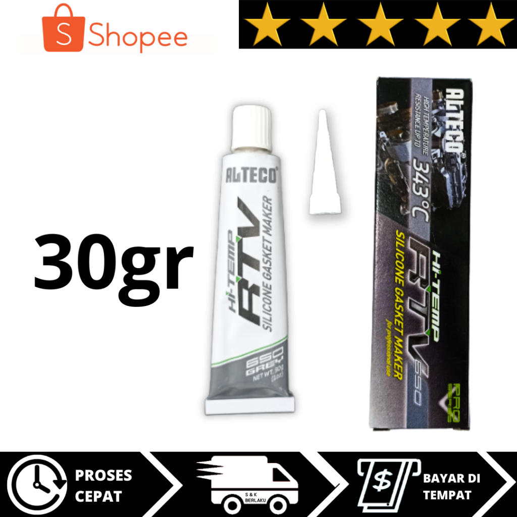 Jual Alteco Threebond RTV Grey Lem Gasket 30 gram Lem Gasket Silicone Hi TEMP 343°C | Shopee ...