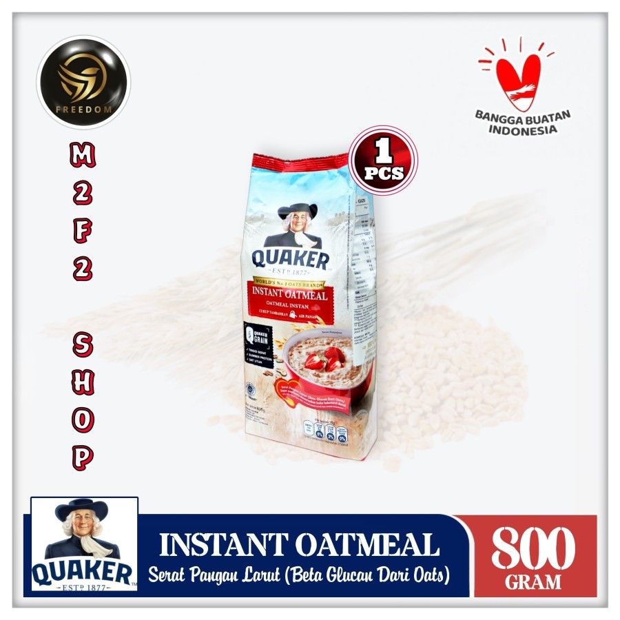 Jual Quaker Instant Oatmeal Original Pouch | Merah - 800 gr (Kemasan ...