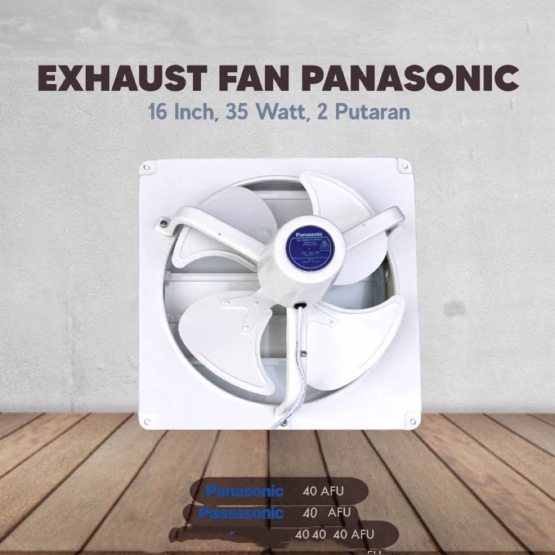 Jual PANASONIC Exhaust Fan Fv-40Afu Panasonic Industrial exhaust fan ...