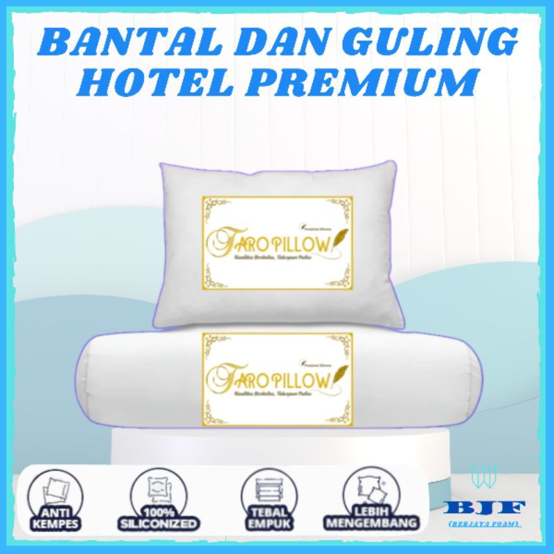 Jual Bantal Dan Guling Tidur Taro Pillow 100% Silicon Grade A / Bantal Guling Hotel Premium ...