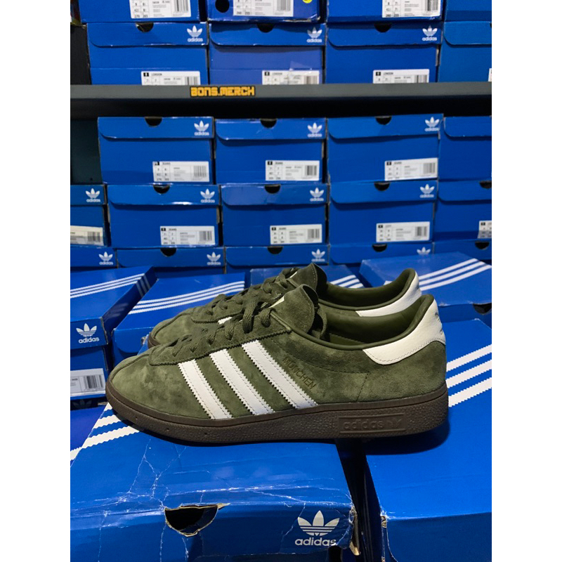 Jual Adidas munchen green olive | Shopee Indonesia